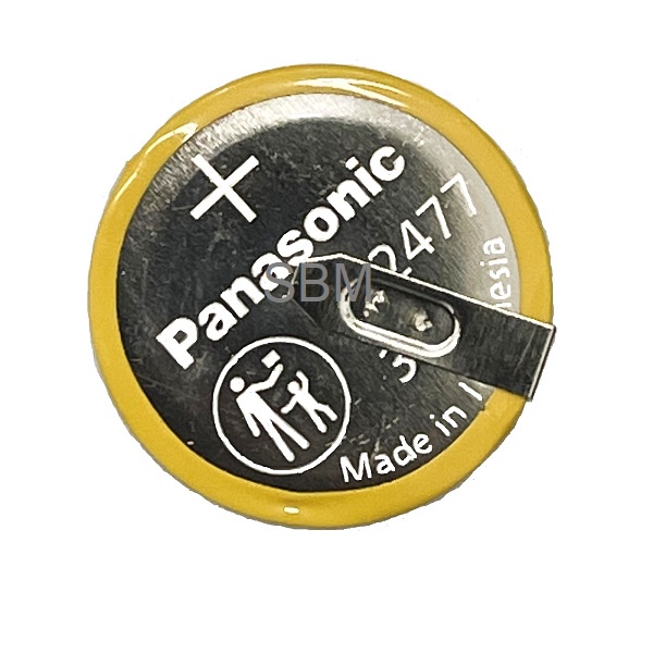 [SG] Panasonic CR2477/HFN Lithium Cell Button Industrial Battery with 2 ...