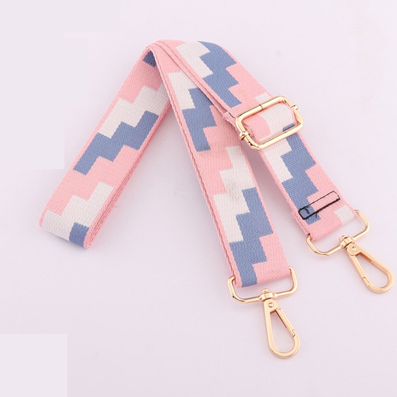 Lengthened Bag Strap for Women Shoulder Bag Replacement Colorful Pink ...