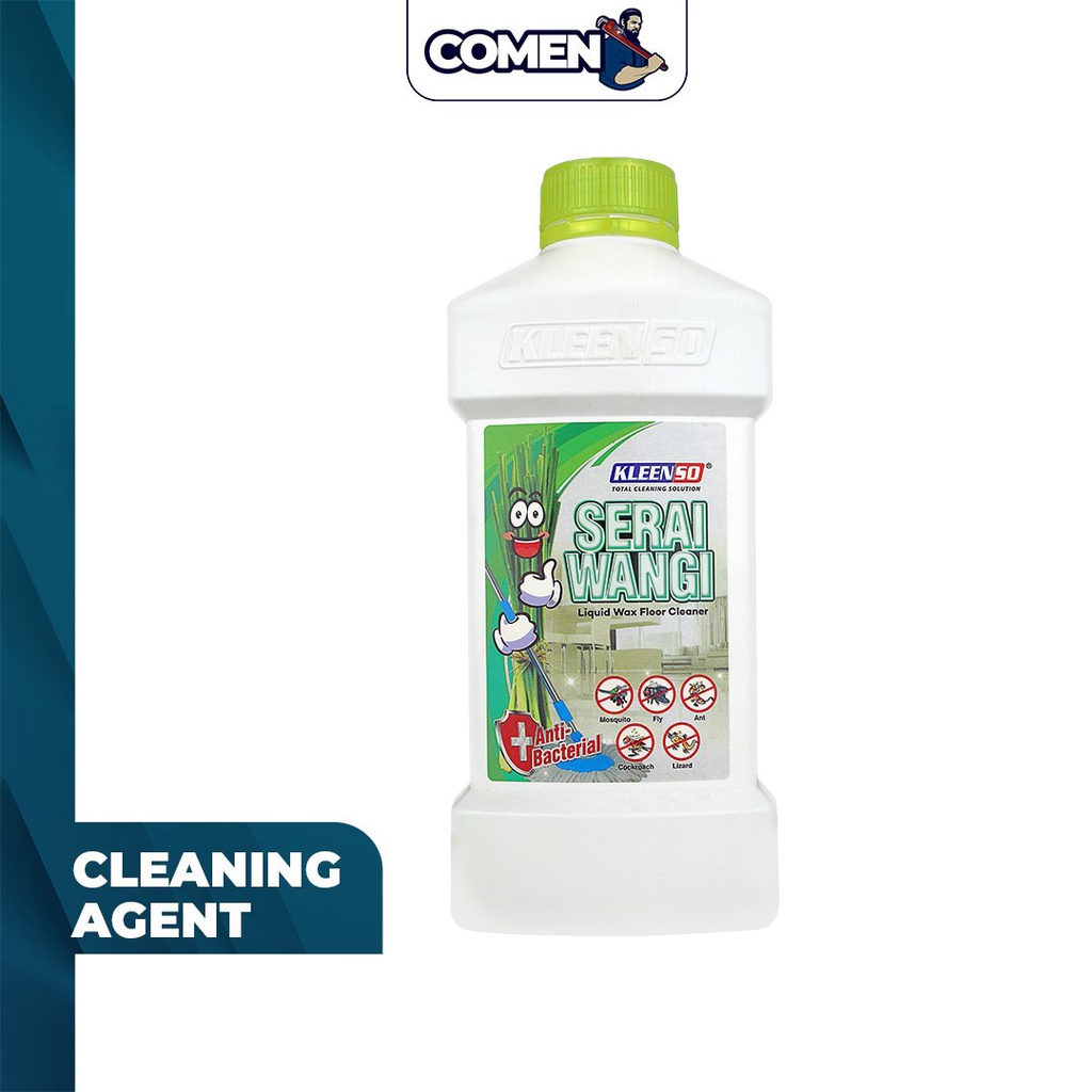 KLEENSO Serai Wangi Liquid Wax Floor Cleaner 1 Liter Pest Repellent ...