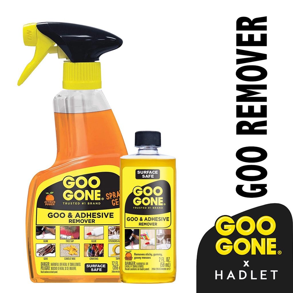 Goo Gone Adhesive Remover Spray Gel [59/237/355ml] Sticker Glue Cleaner ...