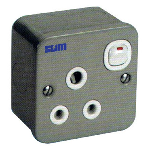 SUM Metal Clad Switch & Socket w/ SIRIM JKR | Shopee Singapore