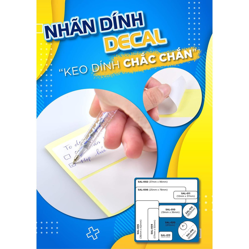 Thien LONG DECAL STICKER - WITH 3M SUPER ADHESIVE (MULTIPLE SIZES ...