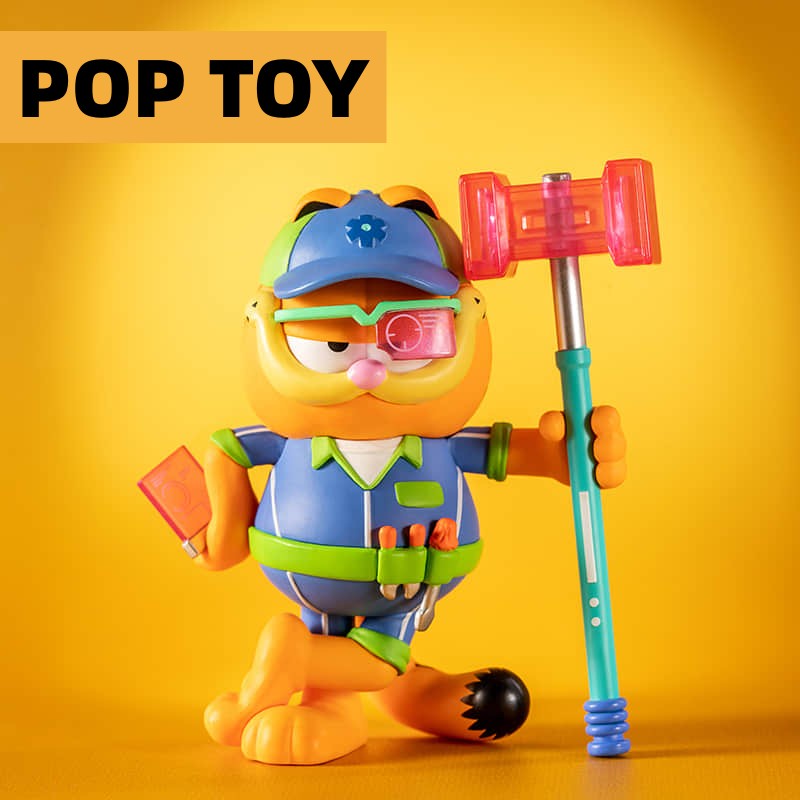 【Genuine】Garfield Future Fantasy Series Blind box doll Popmart Cute ...