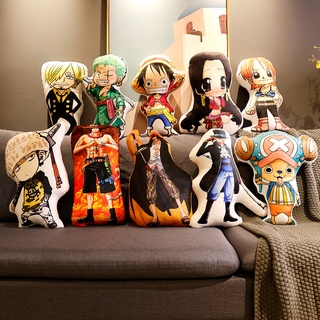 45cm Cute ONE PIECE Plush Toy Luffy Zoro Nami Stuffed Anime Chopper ...