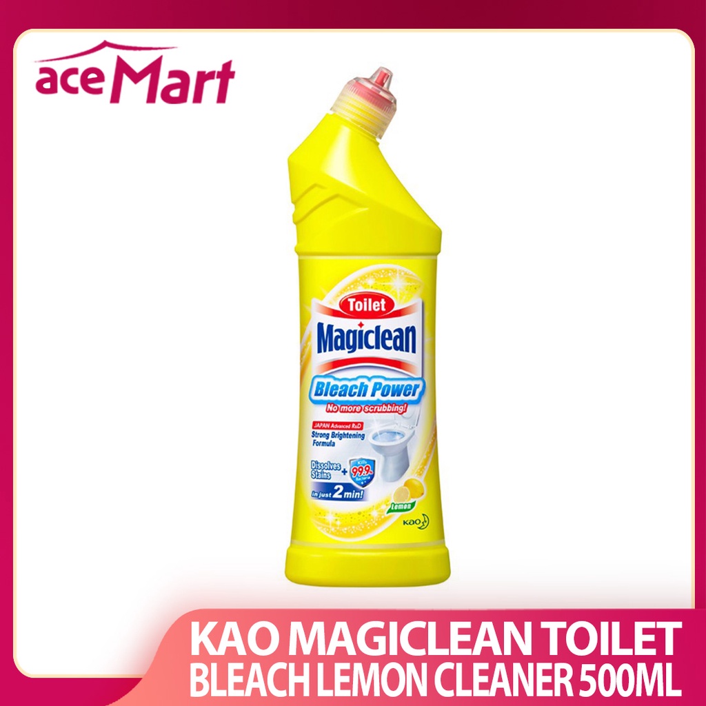 KAO MAGICLEAN Toilet Bleach Lemon Cleaner 500ml | Shopee Singapore