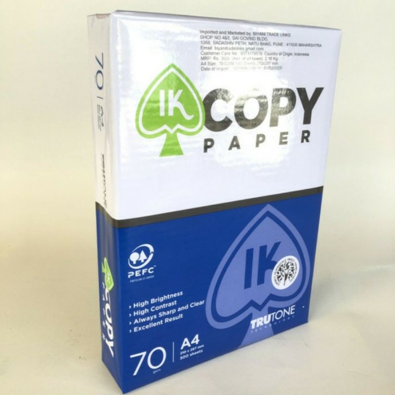 Hvs A4 Paper 70 Grams | Shopee Singapore