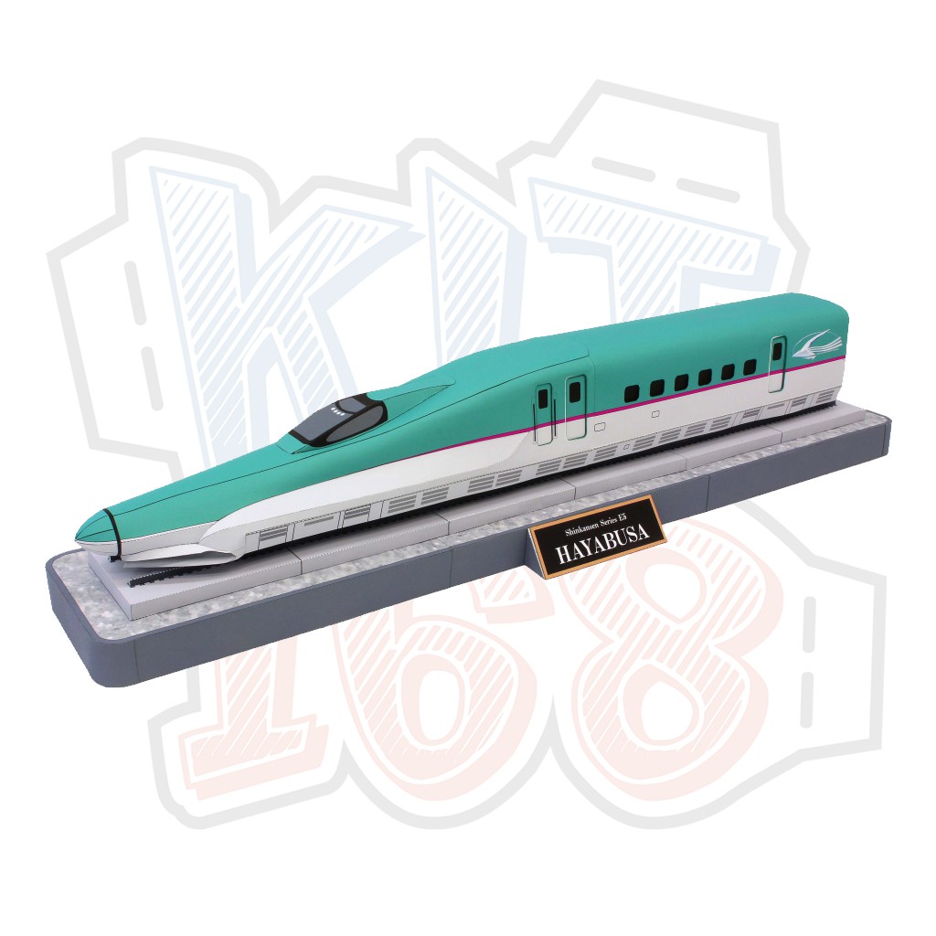 Japanese subway paper model Shinkansen Series E5 (Hayabusa) | Shopee ...