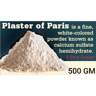 Plaster Of Paris / Gypsum Powder Food Grade 500GM | Shopee Singapore