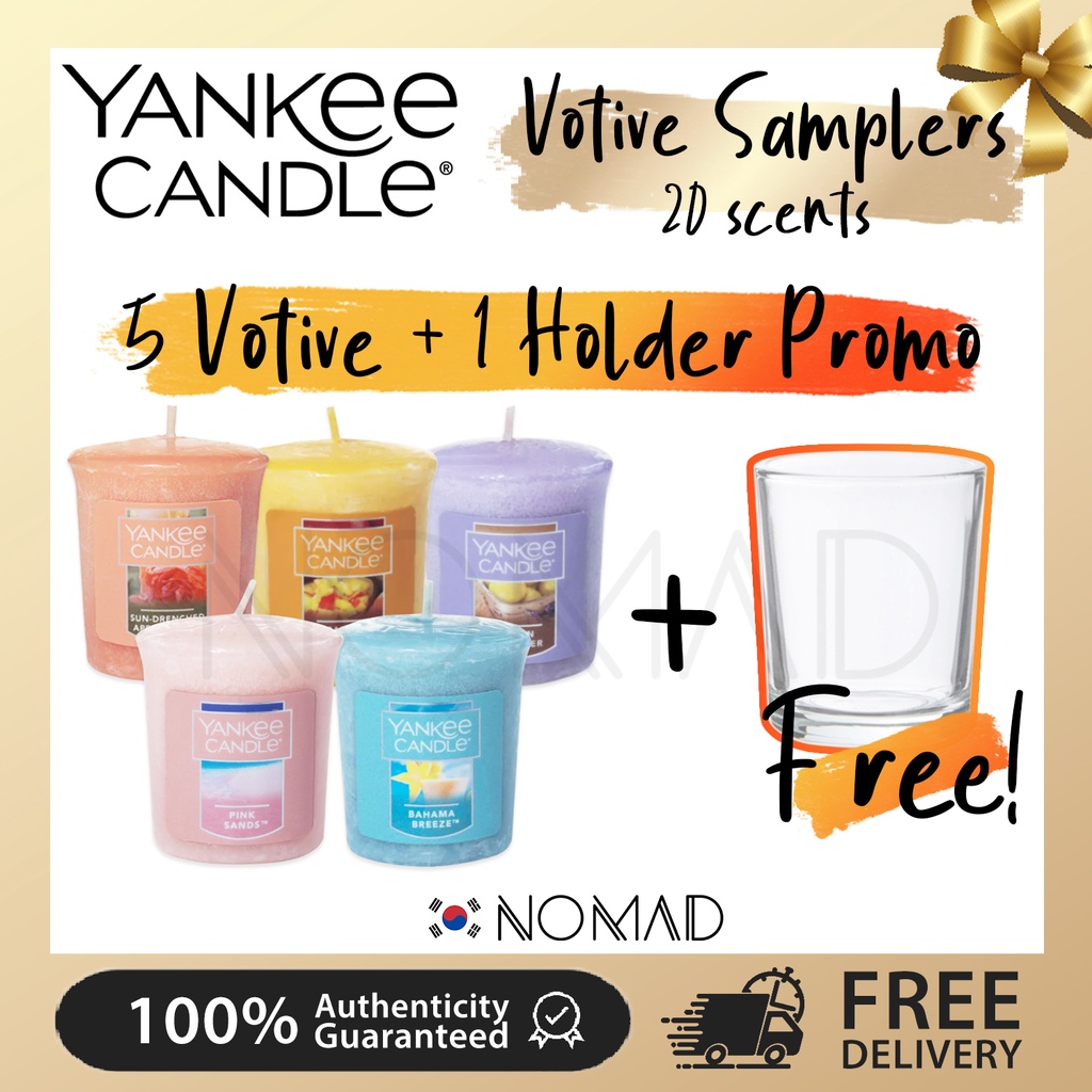 [Yankee Candle] Votive Samplers Mini Candle | Shopee Singapore