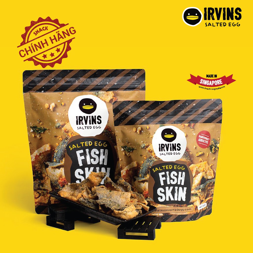 Irvins Salted Egg Fish Skin - Salted Egg Fish Skin 50g 105g 230g ...
