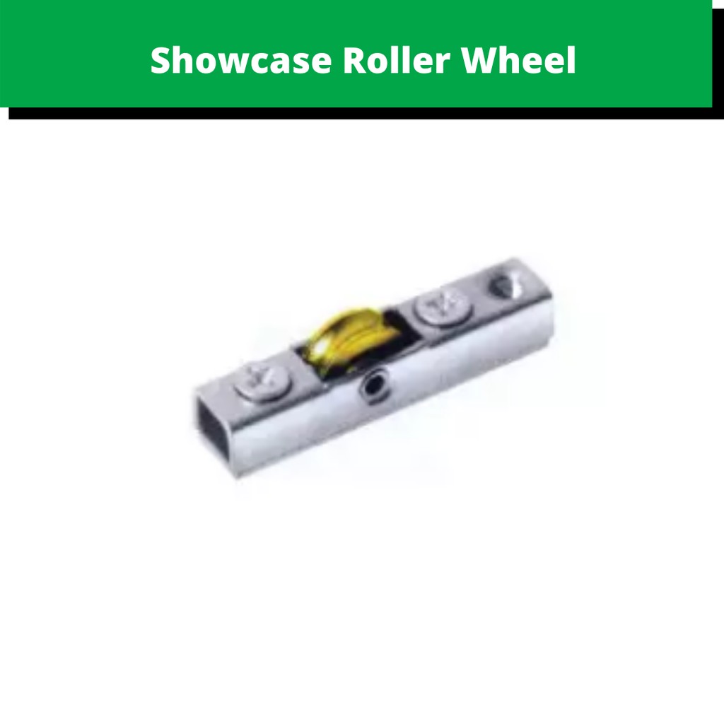 Showcase Roller Wheel Cabinet Glass Door Roller Roda Showcase Display ...