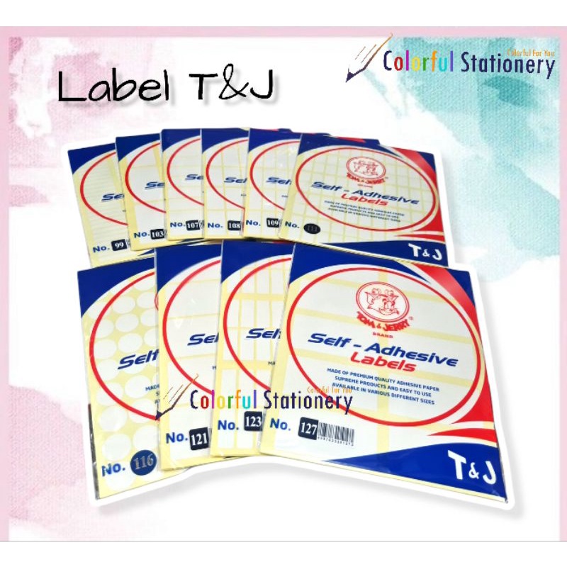 Tom & Jerry Labels / Stickers (10 Sheets) | Shopee Singapore