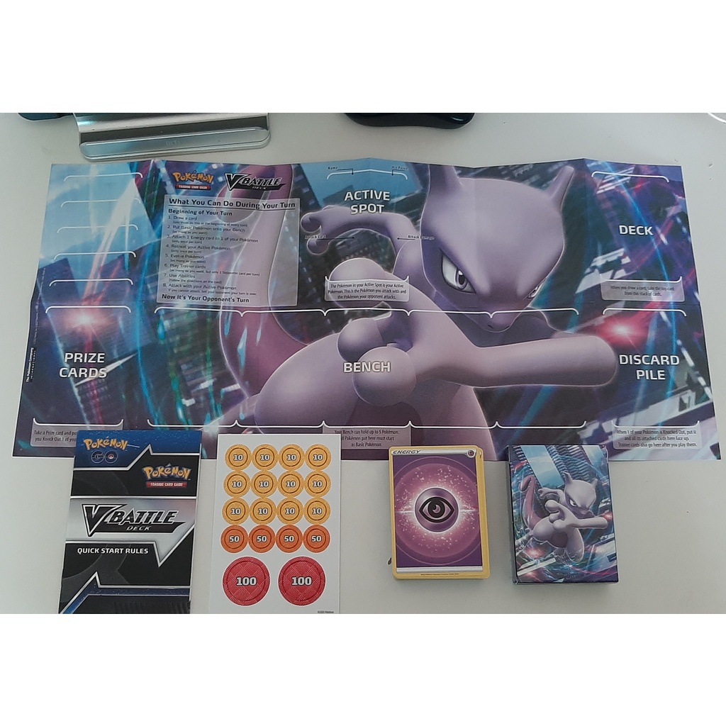 Pokemon TCG Psychic Type Starter Deck (Mewtwo playmat) | Shopee Singapore