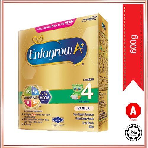 ENFAGROW A+ STEP 4 VANILLA FORMULATED MILK POWDER FOR CHILDREN 4-6 ...