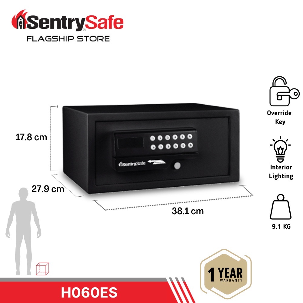 SentrySafe - SentrySafe H060ES Card Swipe Security Safe | Shopee Singapore