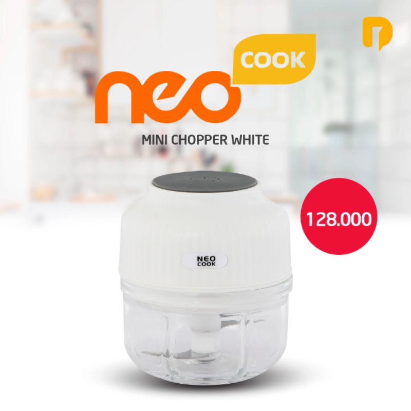 Mini Chopper White Neocook | Shopee Singapore