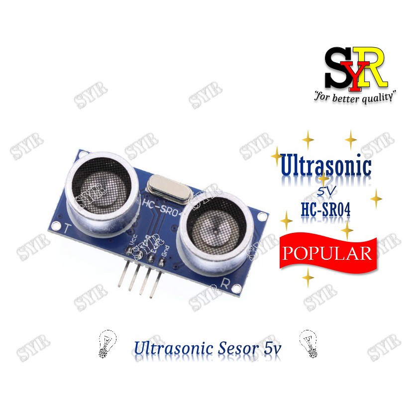 Ultrasonic Sensor HC-SR04 HC SR 04 Ultrasound Range Finder Distance ...