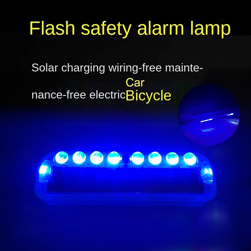 New LED solar decorative strobe light Bicycle and motorcycle electric ...