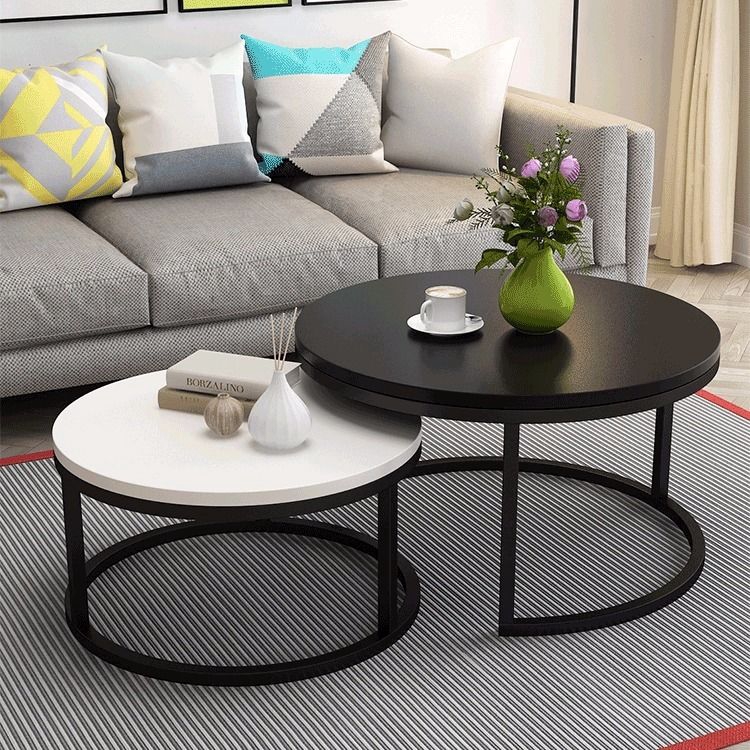 Nordic tea table simple modern living room small family creative simple ...