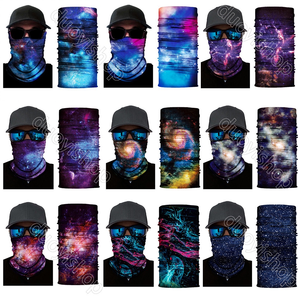 Face Mask 3D Printed Buff Bandana Balaclava Anti Dust Motorcycle ...