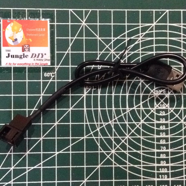 USB to 4 pin 3 pin 5V Fan cable casing CPU mod | Shopee Singapore