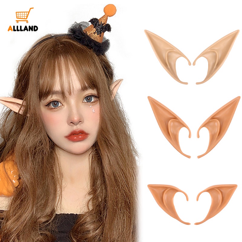 1 Pair High Simulation Soft Latex Elf Ears / False Ears Angel Cosplay ...