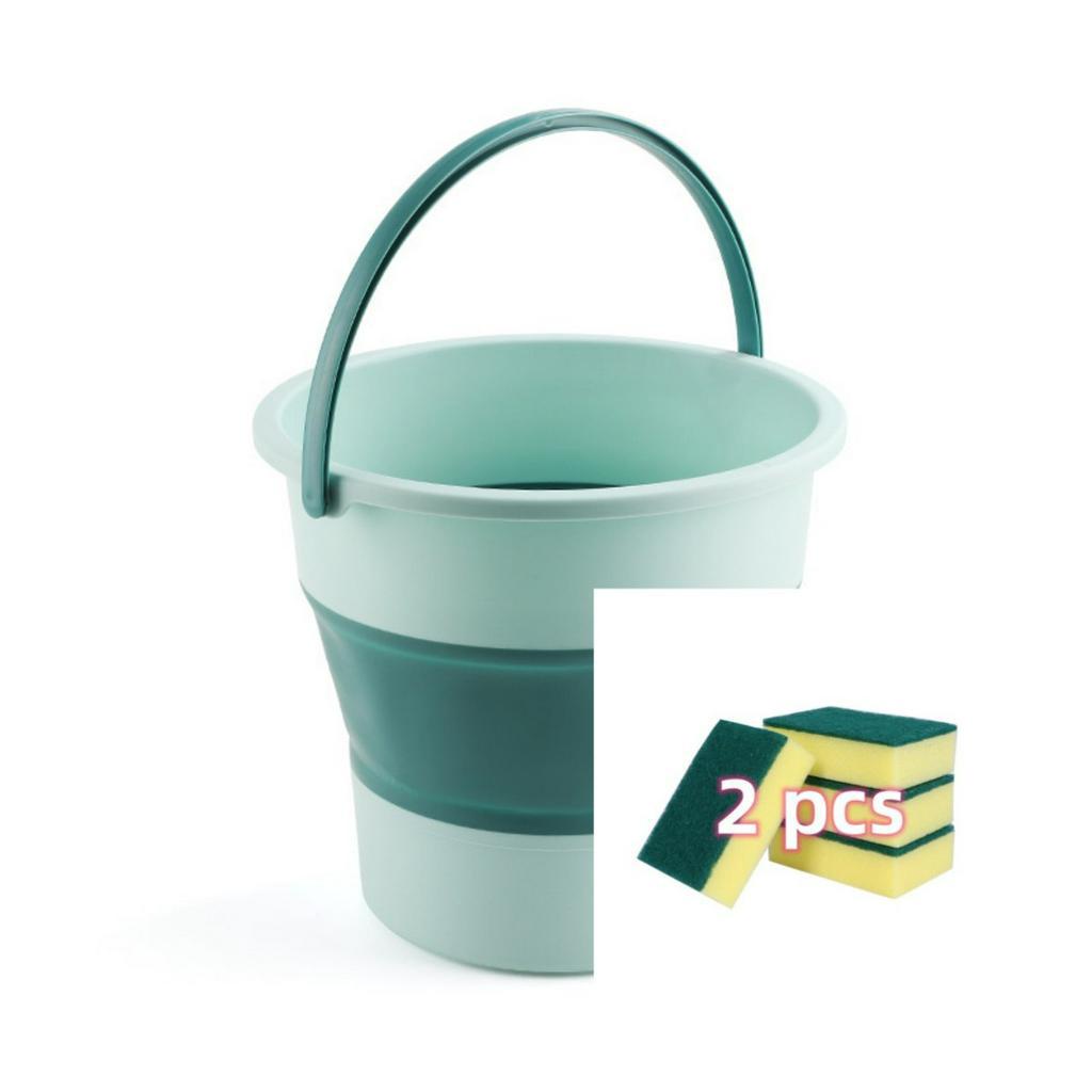 [🇸🇬SG Stock] Foldable bucket portable handle folding bucket cleaning ...