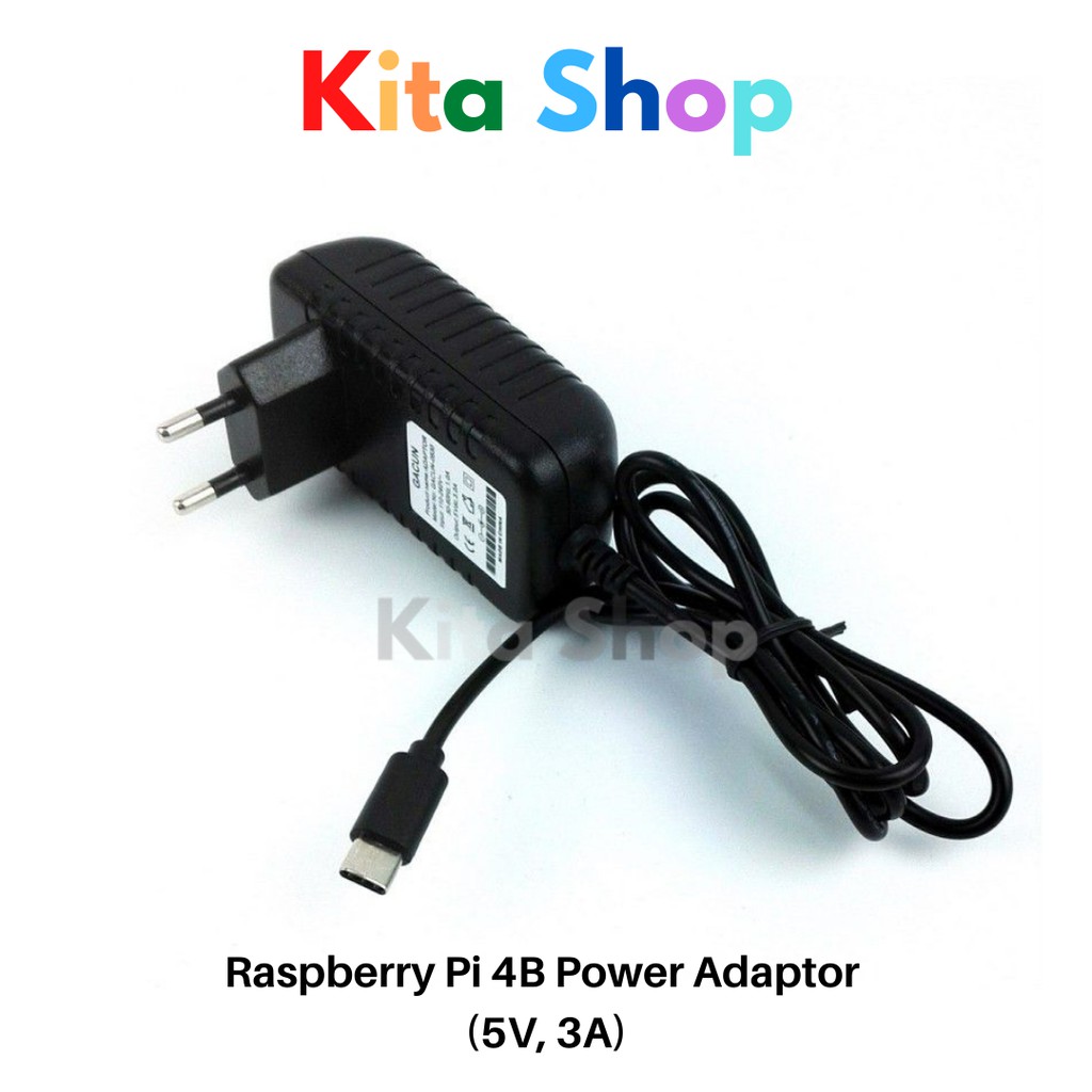 Raspberry Pi 4B Power Adaptor (5V, 3A, UK Plug) | Shopee Singapore