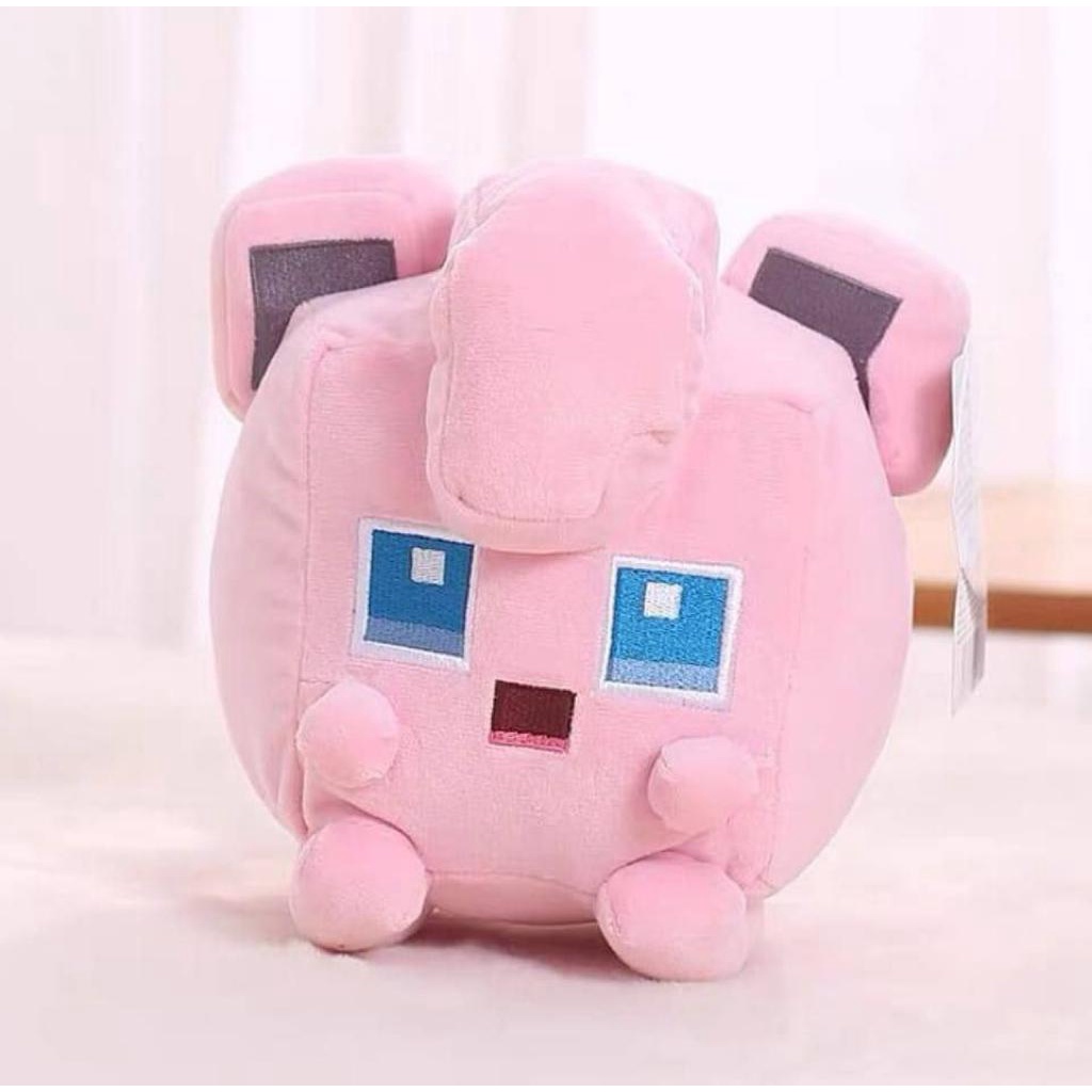 【Authentic】Pokémon : Pokemon Quest Minecraft Jigglypuff 20cm Plush Soft ...