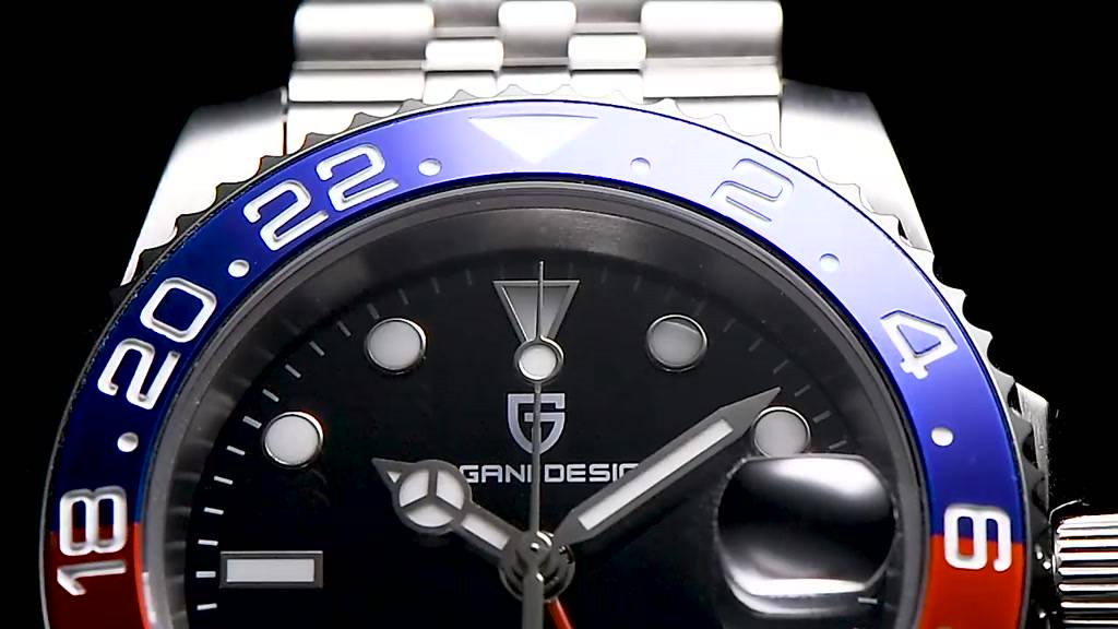 Pagani Design watch 40MM automatic watch GMT Seiko NH34 watch men 100M submariner Ceramic bezel ...