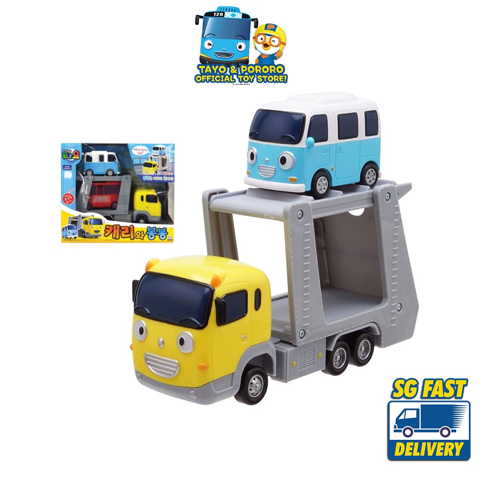 Tayo Bus Carry & Bong Bong Toy Bus Set , Collectible Vehicle Toys ...