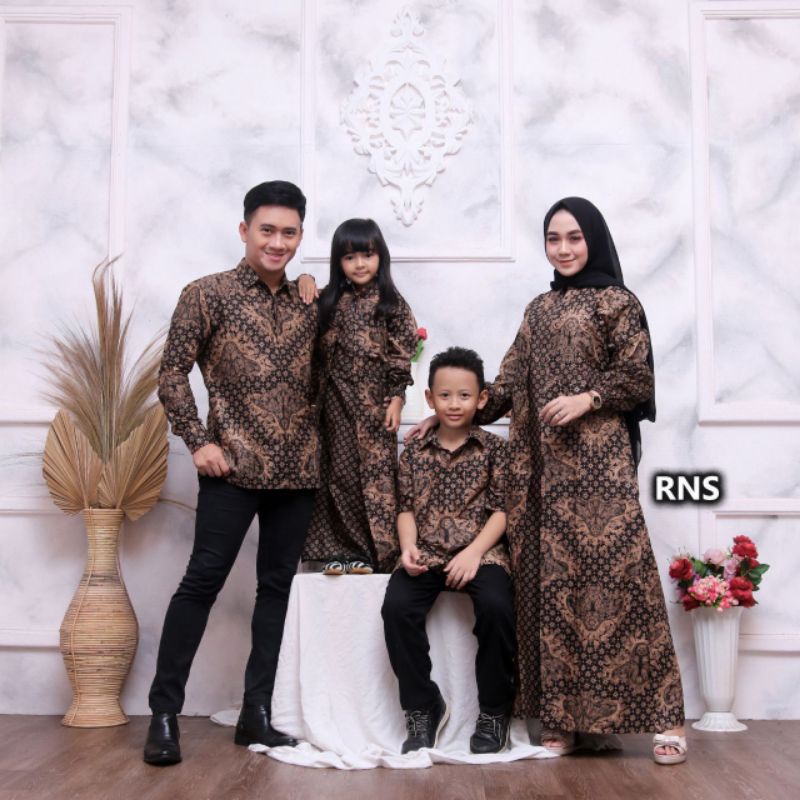 Batik couple modern Family batik Robe jumbo In shopee New marina Family ...