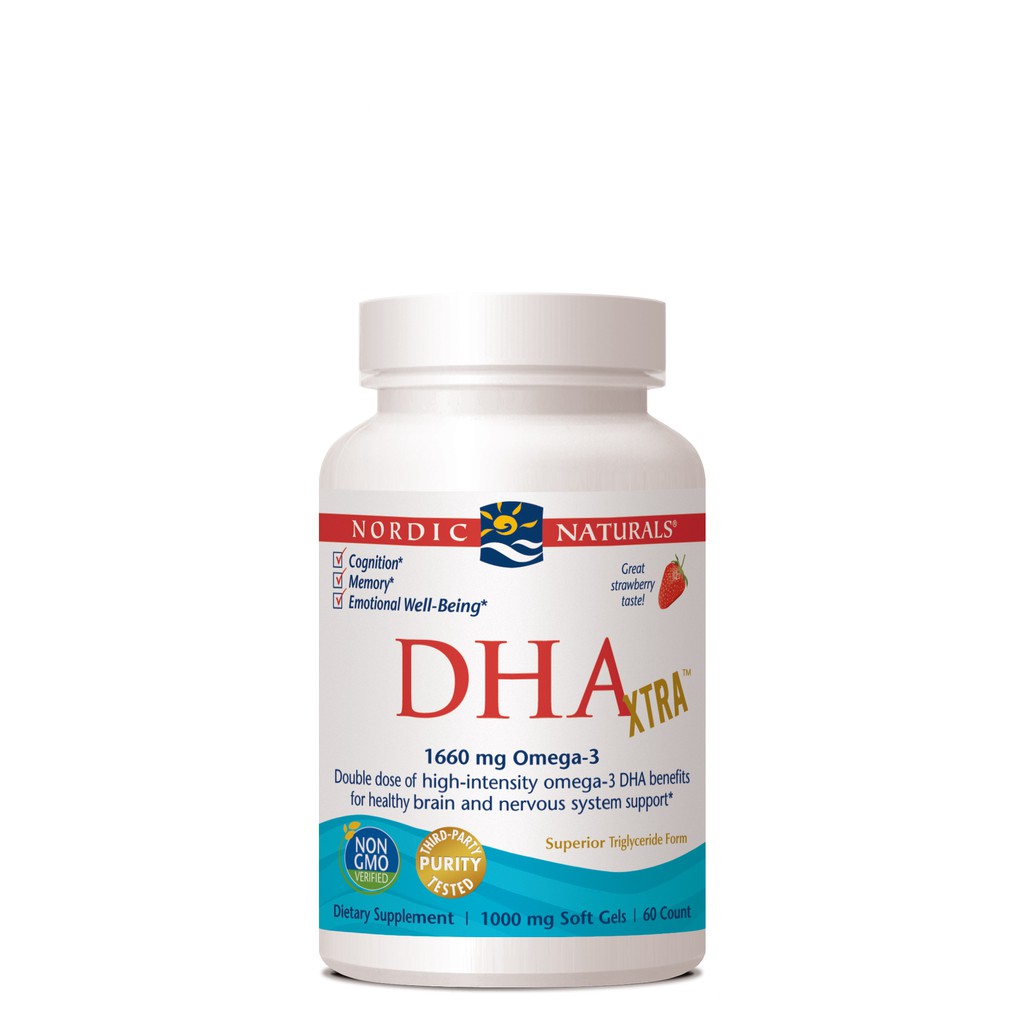 Nordic Naturals DHA Xtra 1000 mg - Strawberry | Shopee Singapore