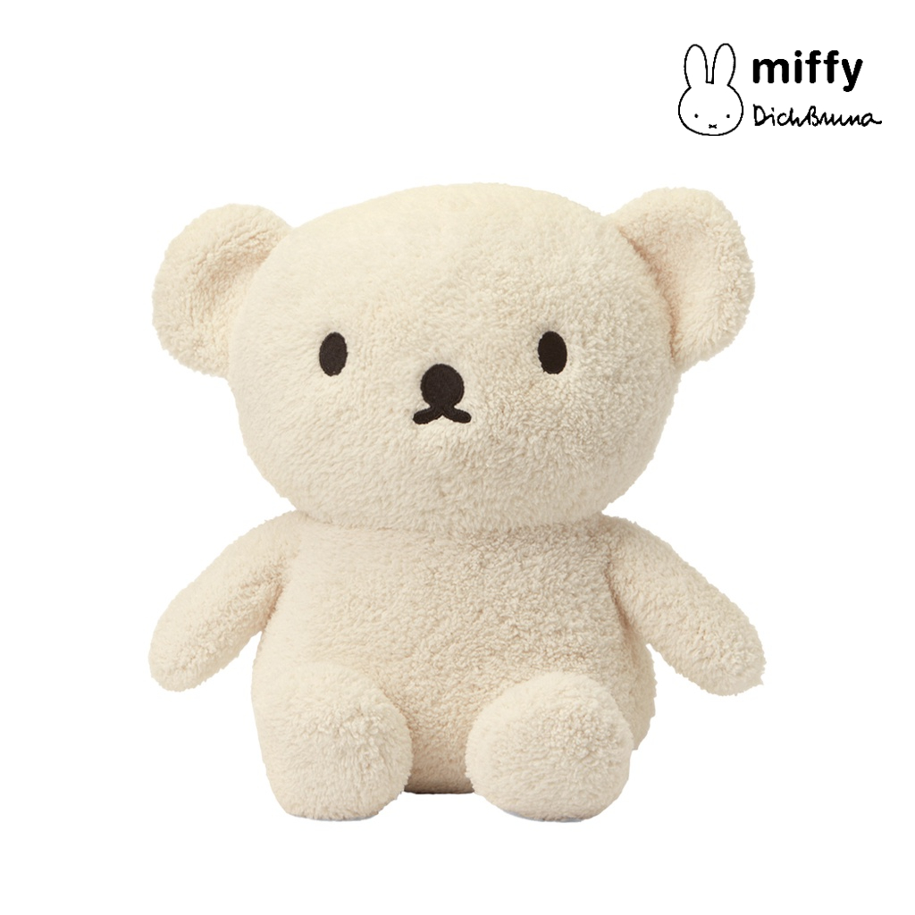 Miffy Boris Bear Terry Cream 24cm Plush Soft Toy. Licensed Miffy ...