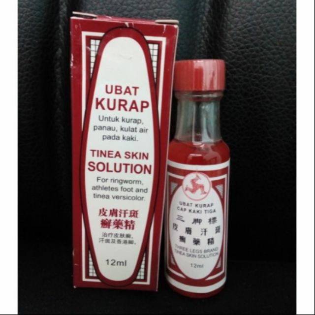 12ml Three Legs Tinea Skin Solution Ring Worm Athlete Foot | Shopee ...