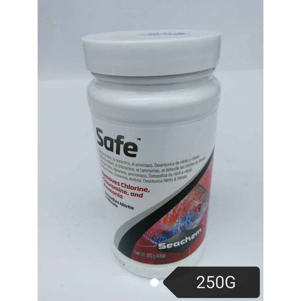 SeaChem Safe Chlorine,Chloramine, And Ammonia Removal 250gram | Shopee ...