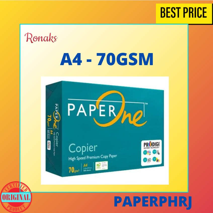 A5 / A4 70gsm 80gsm 70 gsm 80 gsm Paperone Copy Paper Ream | Shopee Singapore