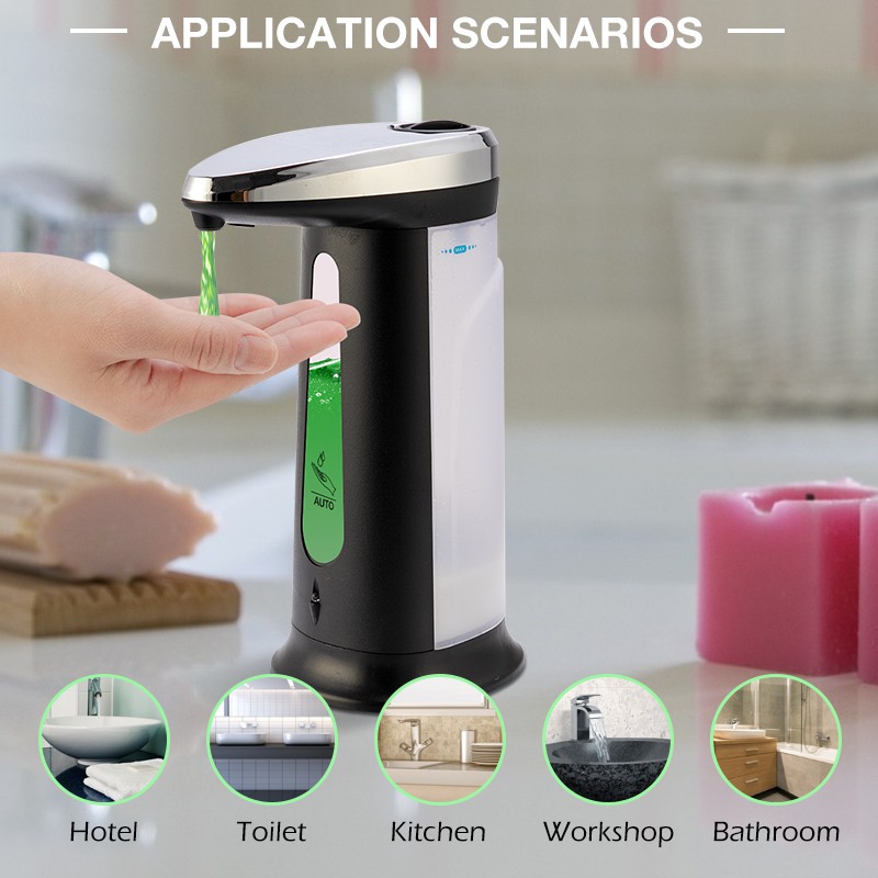 Automatic Intelligent Sensor Liquid Soap Dispenser 400ML Induction ...