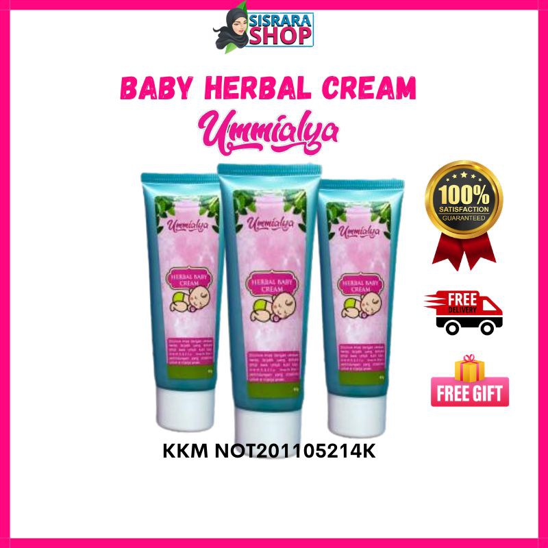 Herbal Baby Cream Ummialya Cough Antidote Kahak Eczema Semput Rash Milk ...