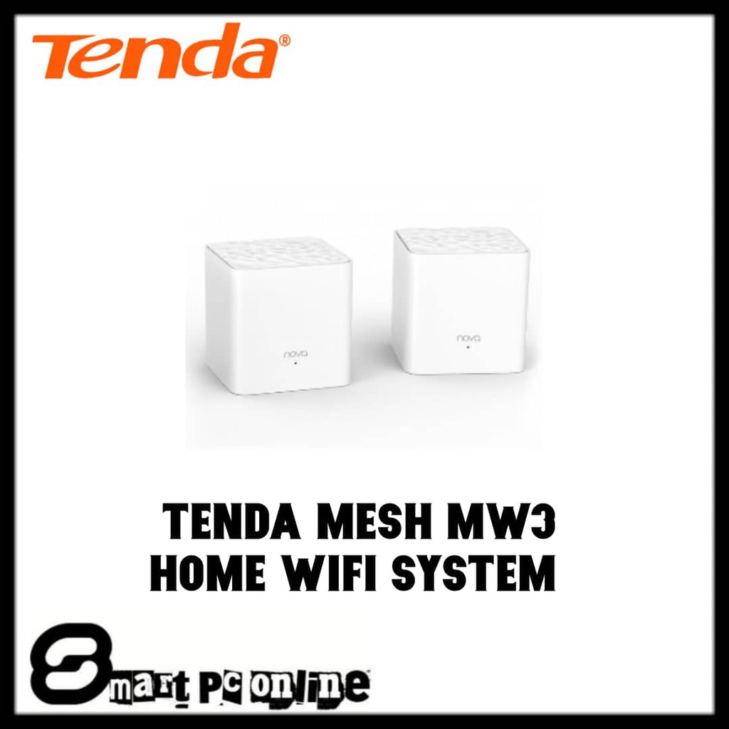 Tenda MW3 Nova AC1200 MU-MIMO Whole Home Mesh WiFi System AP Mode ...