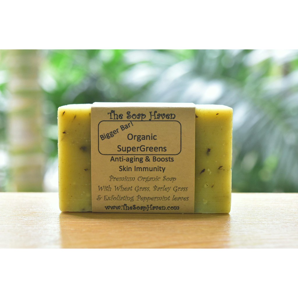 THE SOAP HAVEN Organic Supergreens Luxe - Anti-aging, high in ...