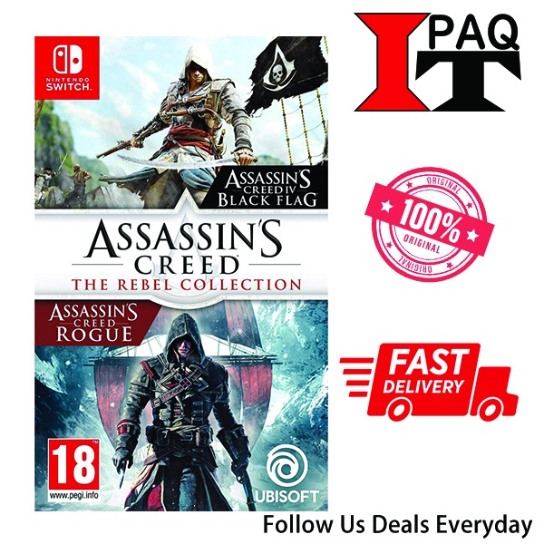 Nintendo Switch Assassin’s Creed : The Rebel Collection (中英文版) | Shopee ...