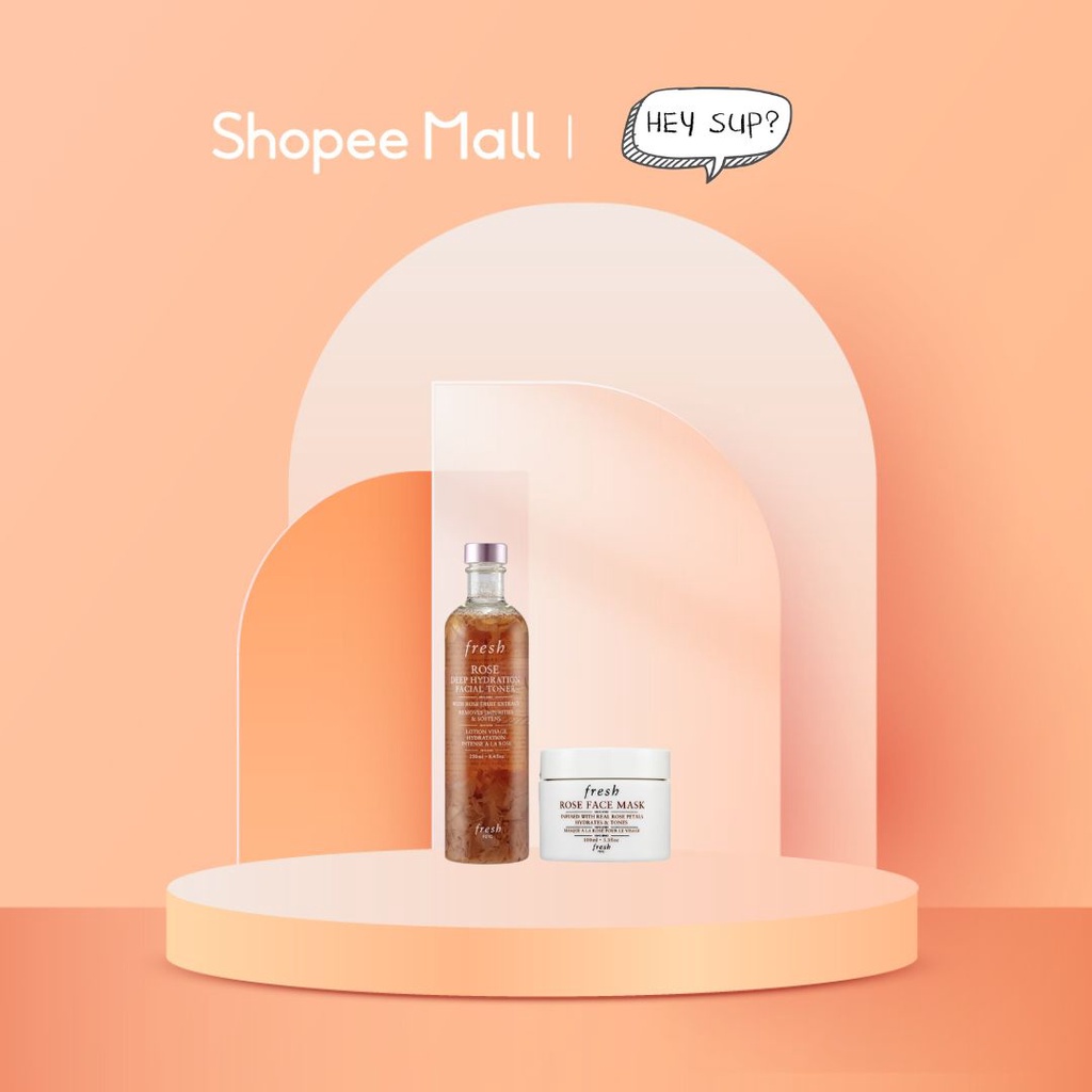 Shopee x Fresh Brand Box - Fresh Rose Deep Hydration Set: Facial Toner ...