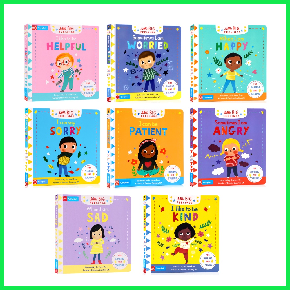 Campbell Little Big Feelings series I Can be Happy/Kind/Angry ...