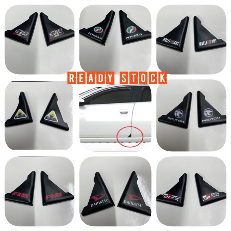 door protection corner car door protection getah pintu mugen perodua ...