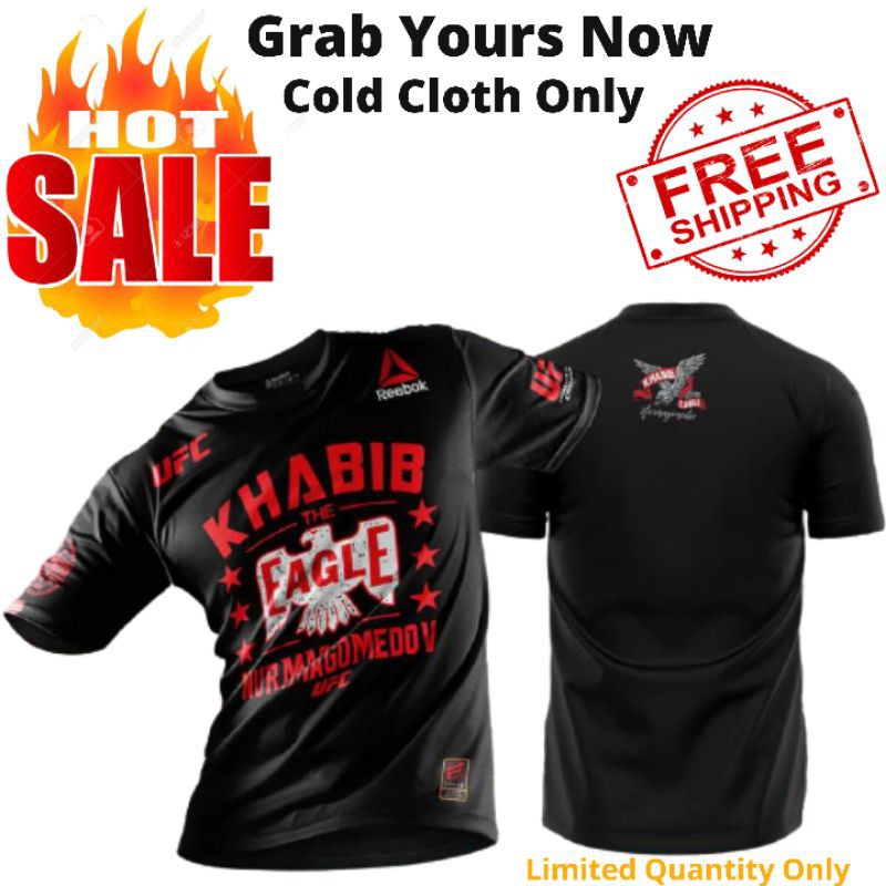 BAJU UFC Khabib The Eagle Pro Black (Microfiber) | Shopee Singapore