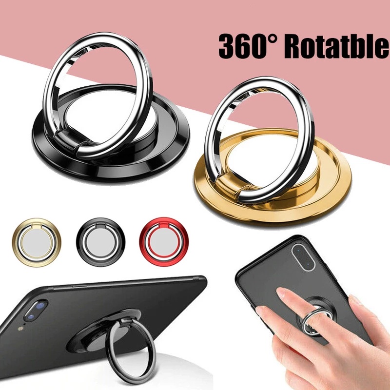 360° Rotatable Finger Ring Mobile Phone Holder /Universal Car Magnetic ...