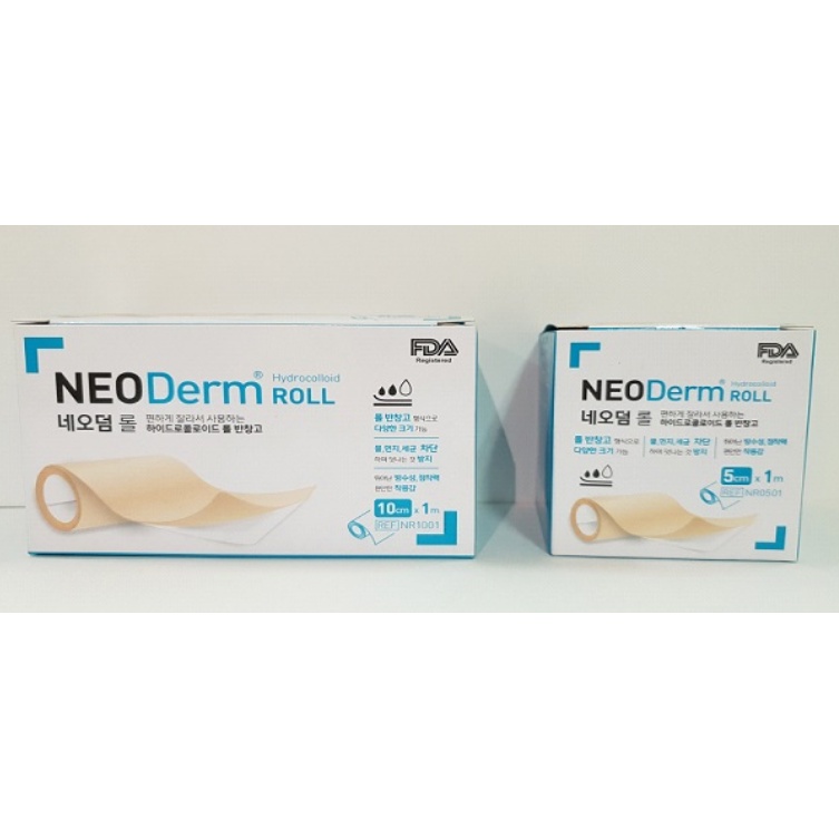 NEODerm Roll Hydrocolloid Dressing 5cm x 1m, 10cm x 1m Acne Pimple ...