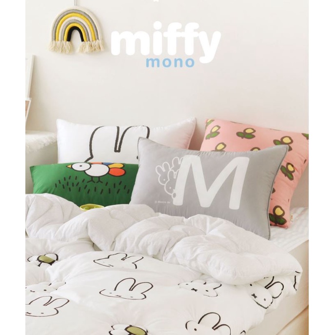 NUBIZIO Miffy Mono Wihte Comforter Single Set | Shopee Singapore