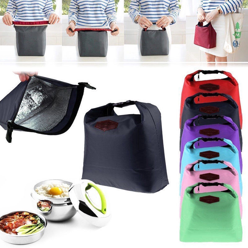 Waterproof Portable Picnic Food Storage Box Tote Lunch Bag | Shopee ...